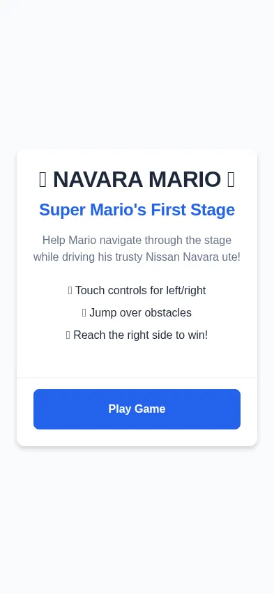 Navara Mario Run