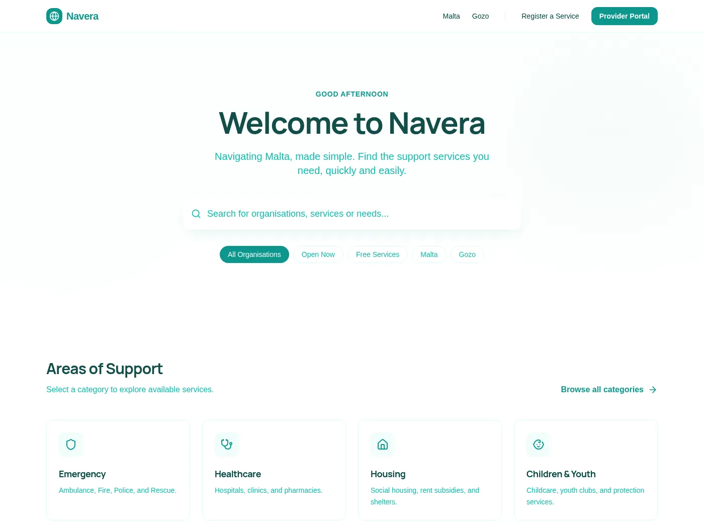 Navera Web Clone