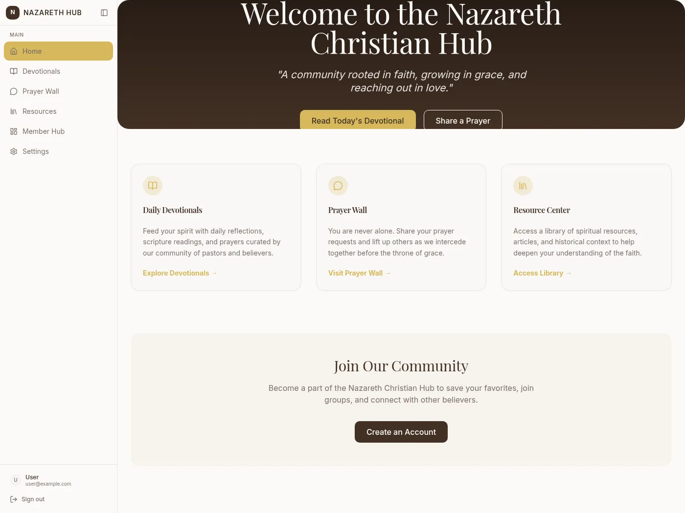 Nazareth Christian Hub
