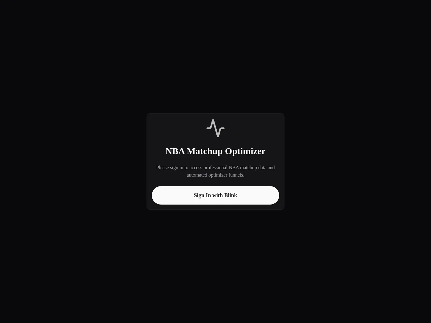 NBA Matchup Optimizer