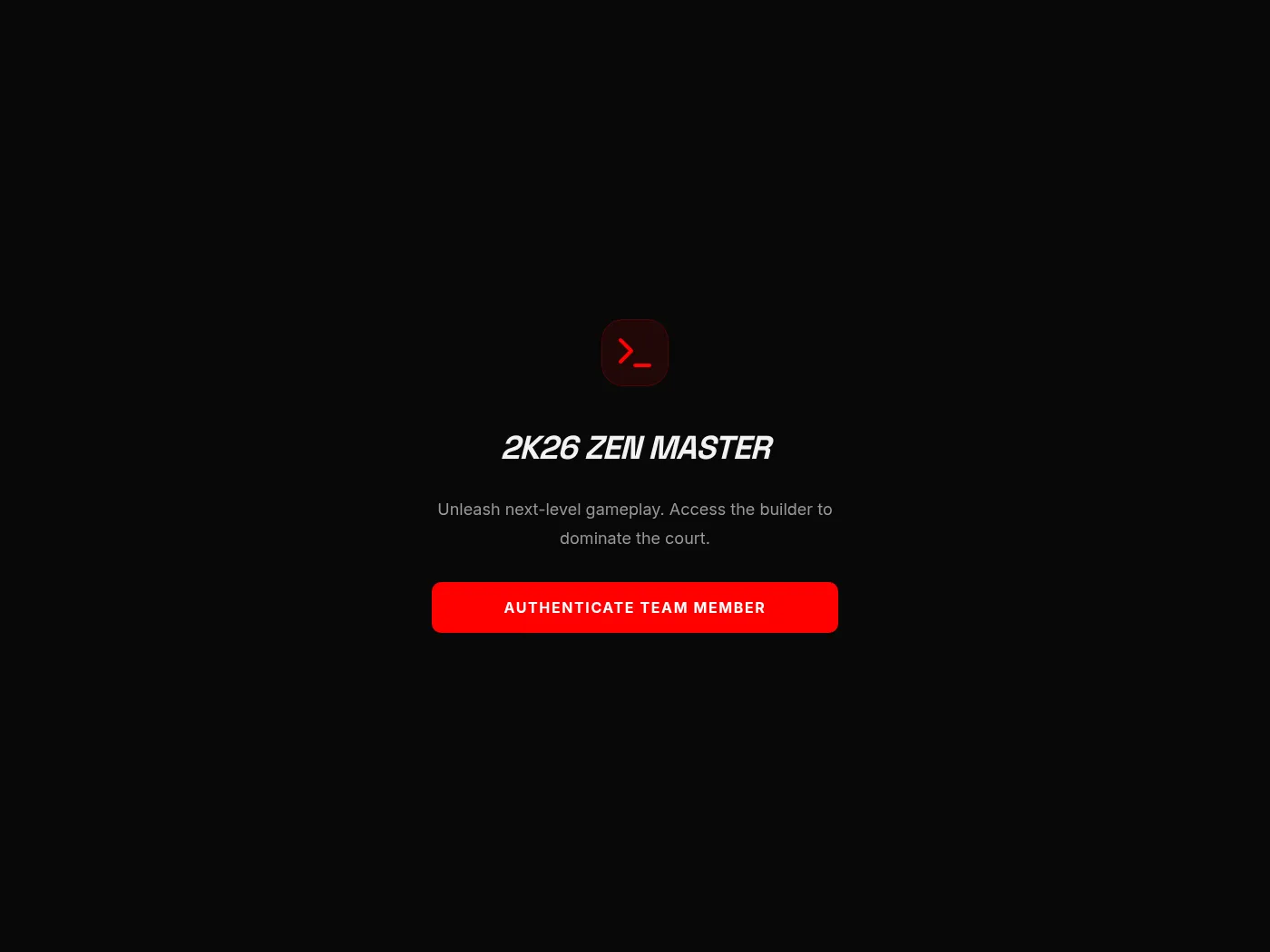 2K26 Zen Master