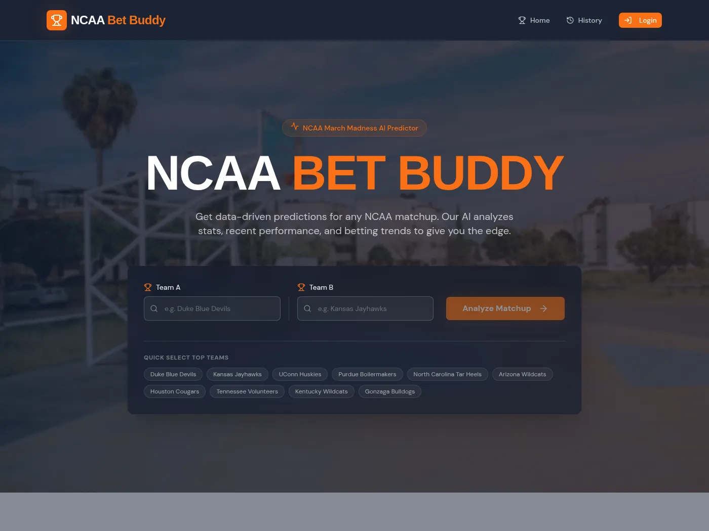 NCAA Bet Buddy
