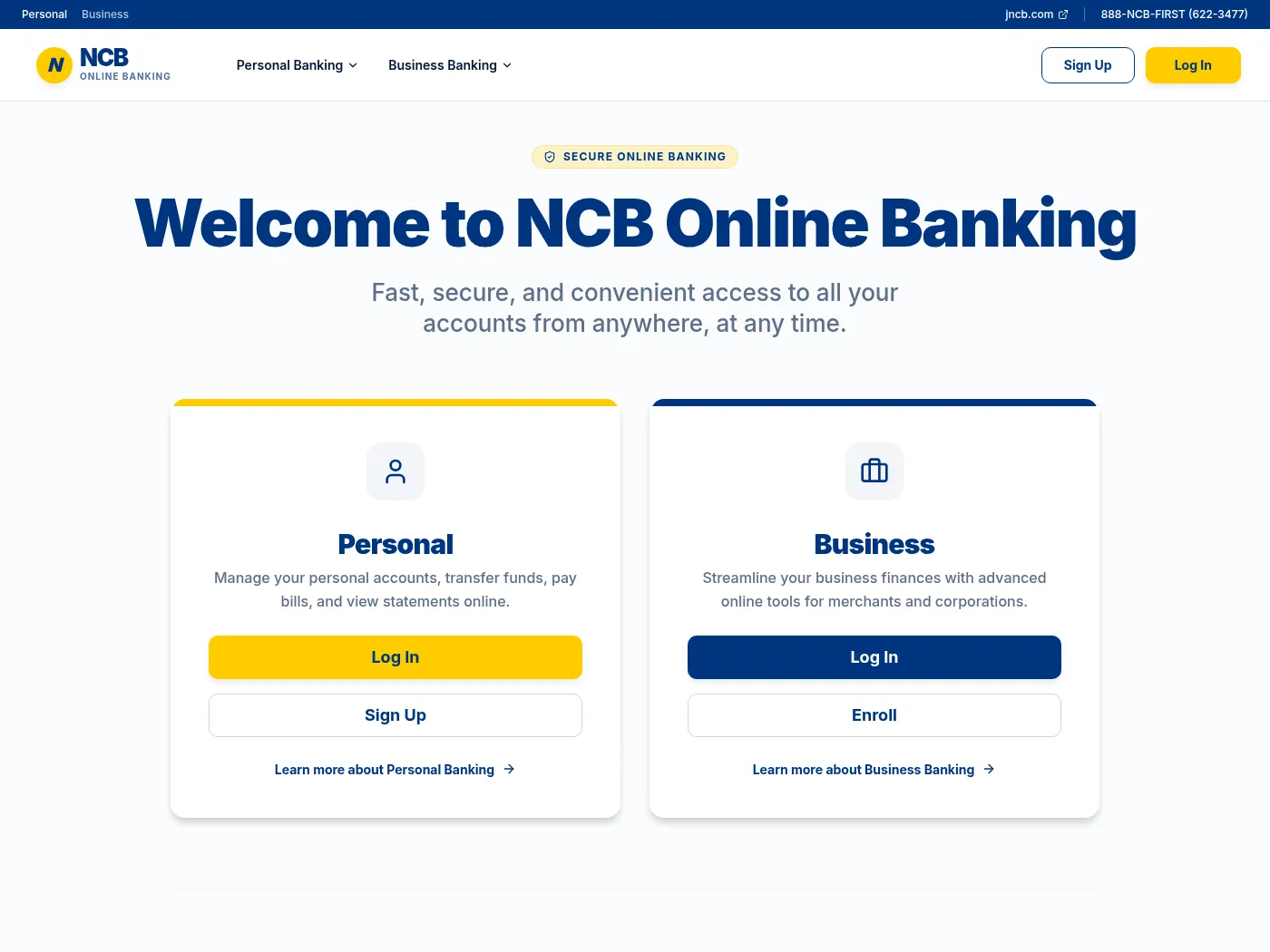 NCBeLink Website Clone