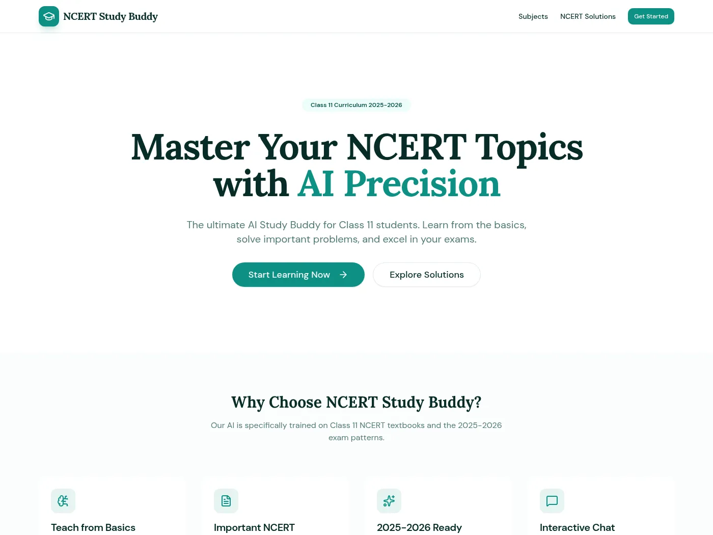 NCERT AI Study Buddy