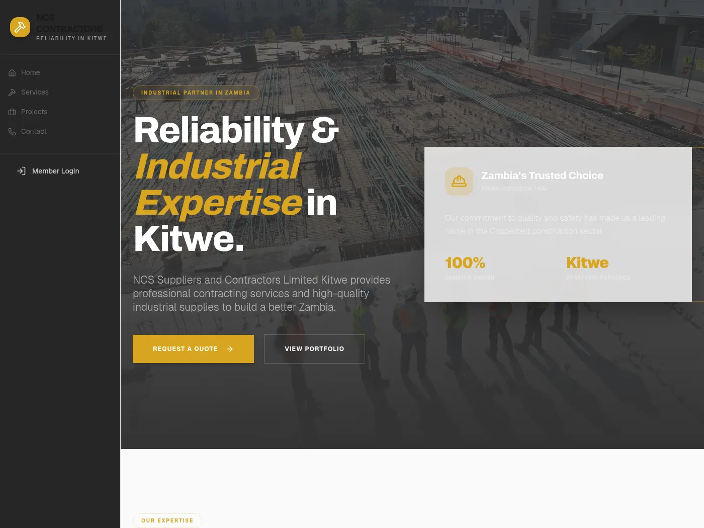 NCS Contractors Web Presence