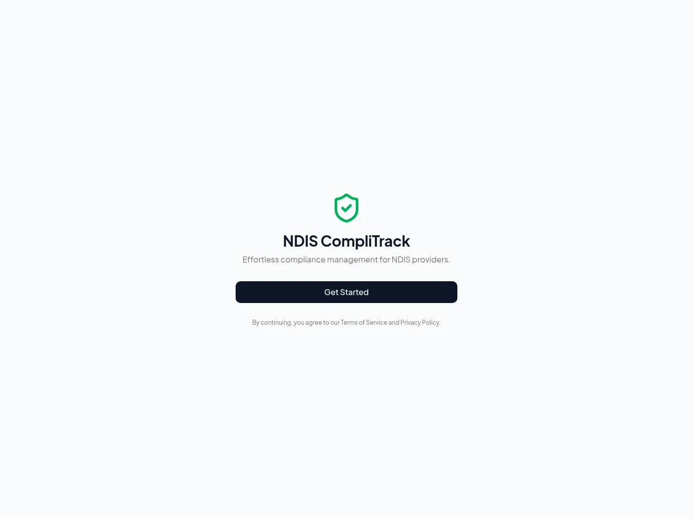 NDIS Compliance Docs App