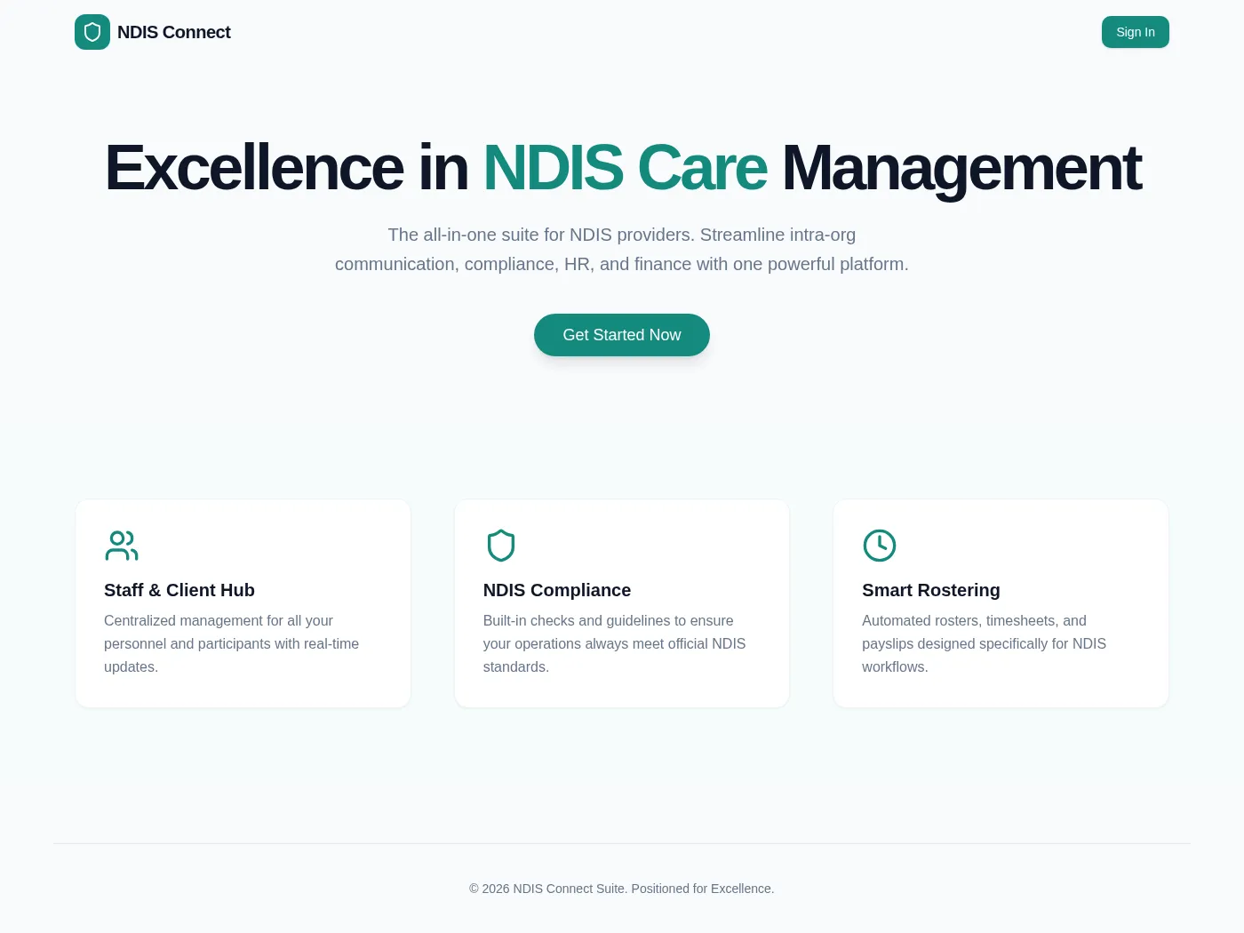 NDIS Connect Suite