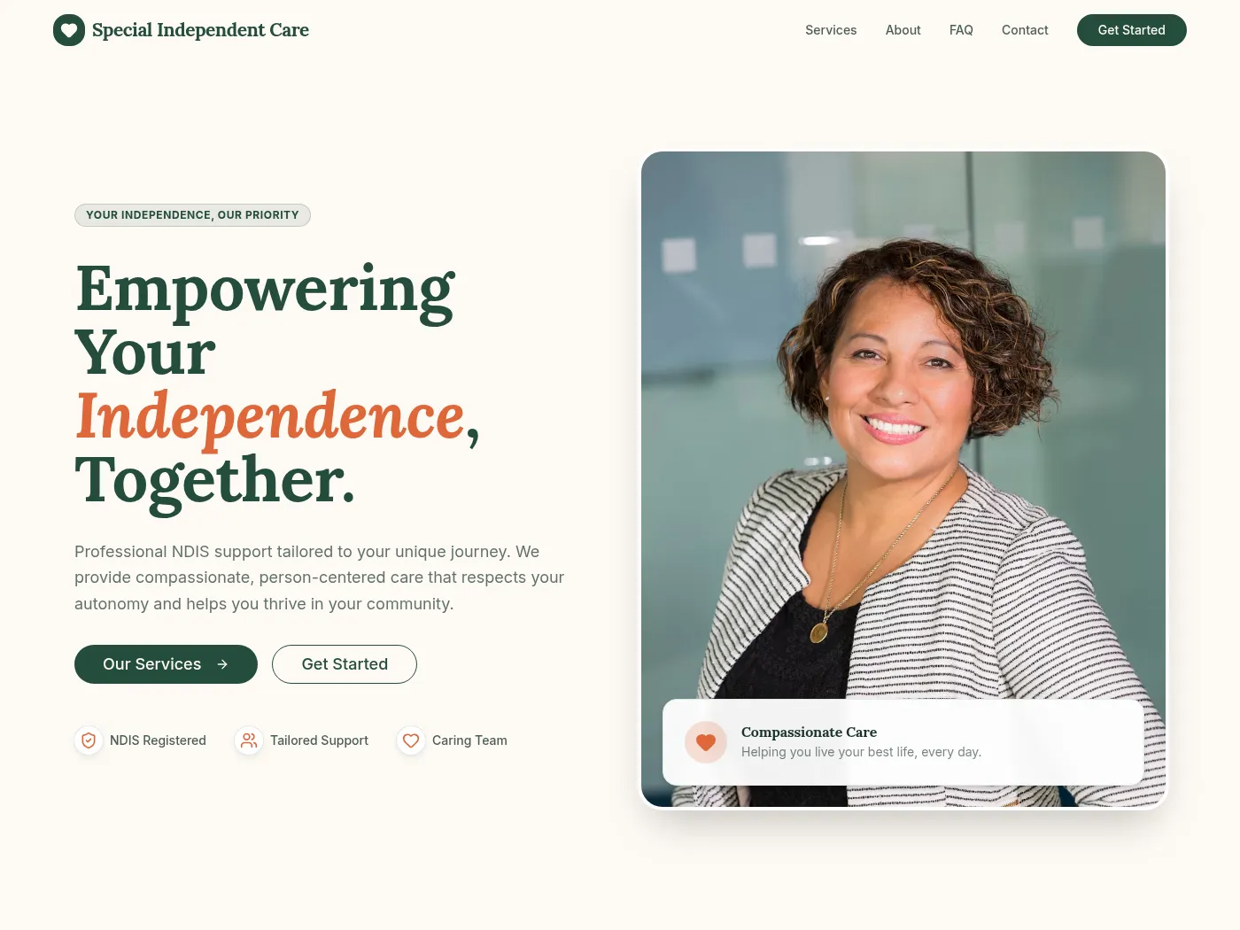 Special Independent Care Site