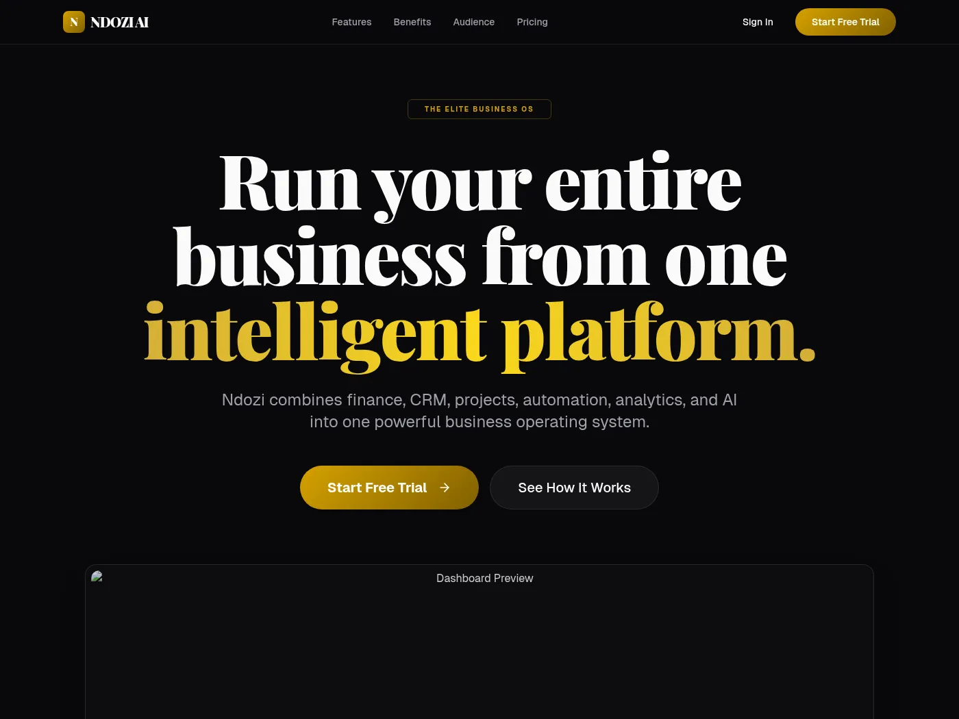 Ndozi AI Command Center