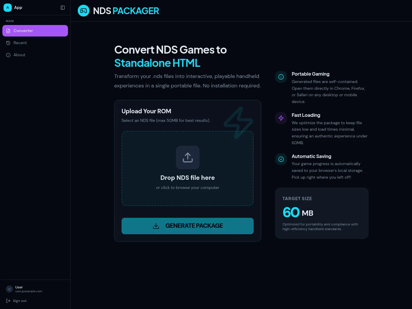 NDS to HTML Converter