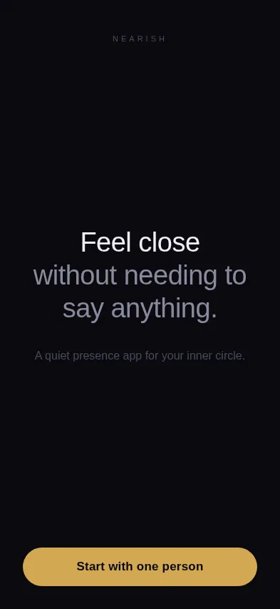 Nearish Presence App