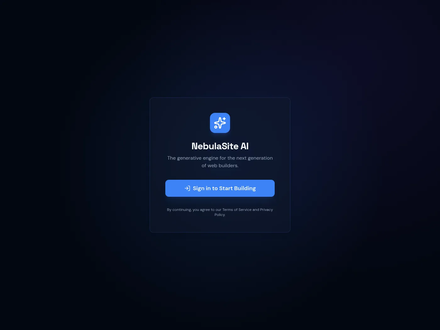 NebulaSite AI Meta-Builder