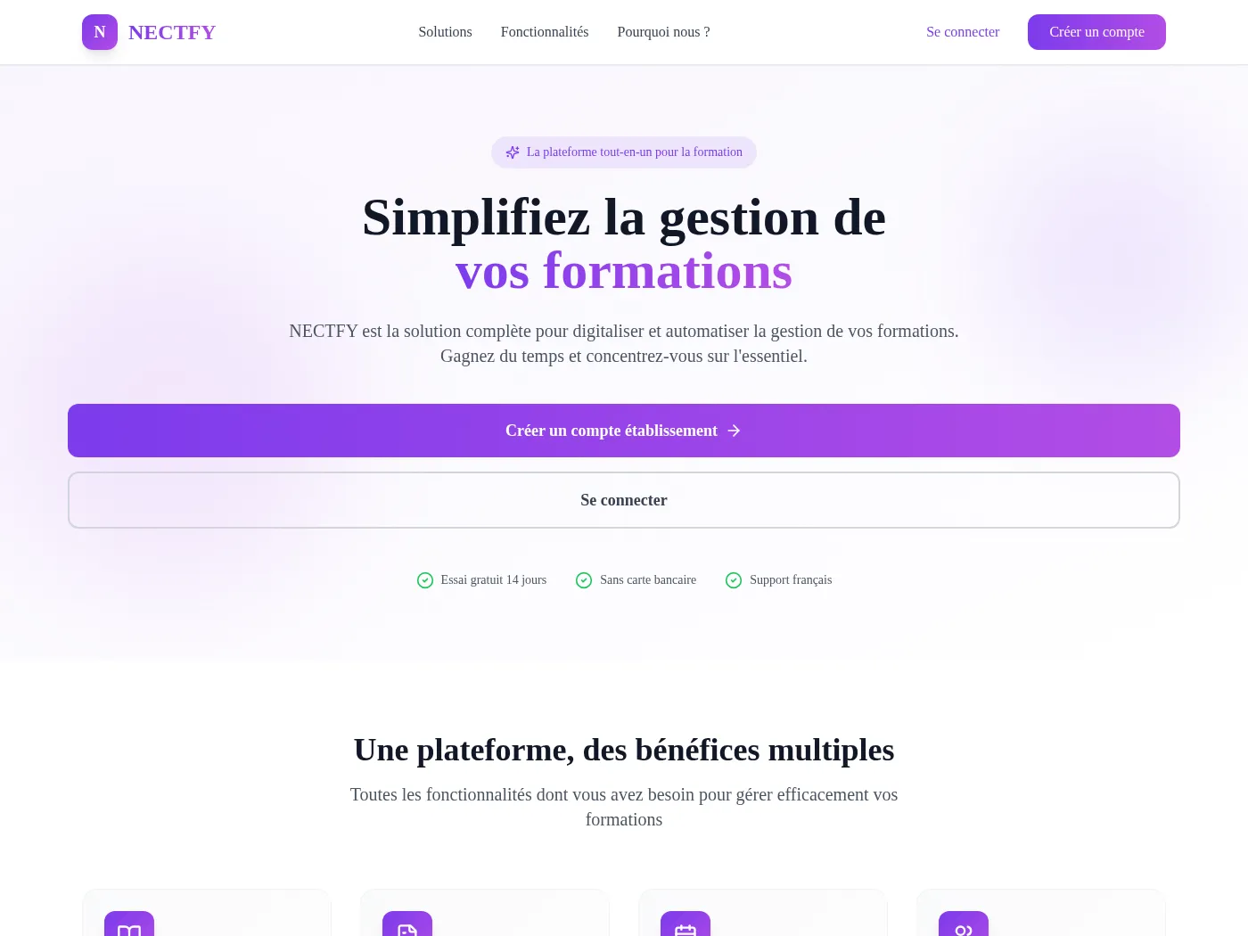NECTFY Edu Platform