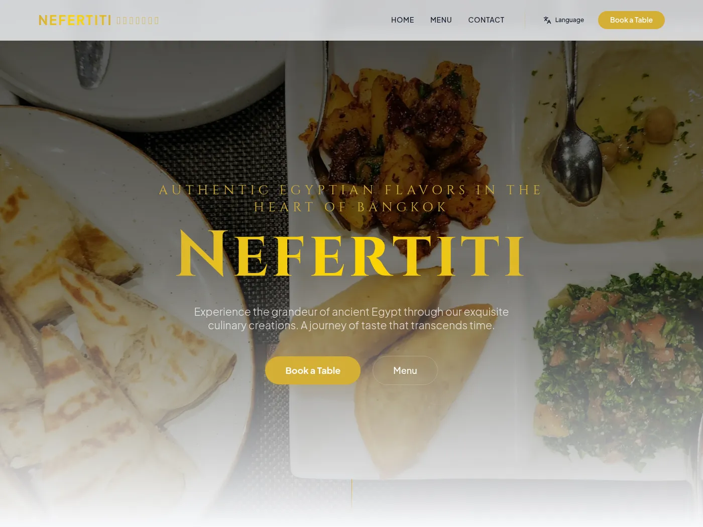 Nefertiti Luxe Website