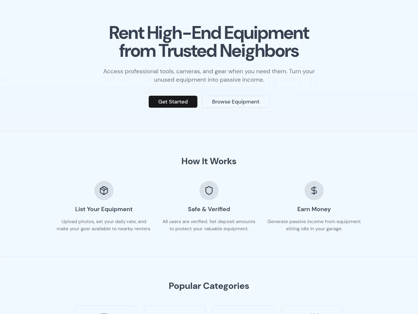 NeighborGear Exchange
