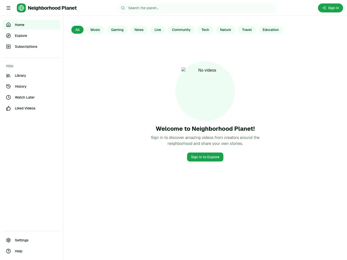 Neighborhood Planet