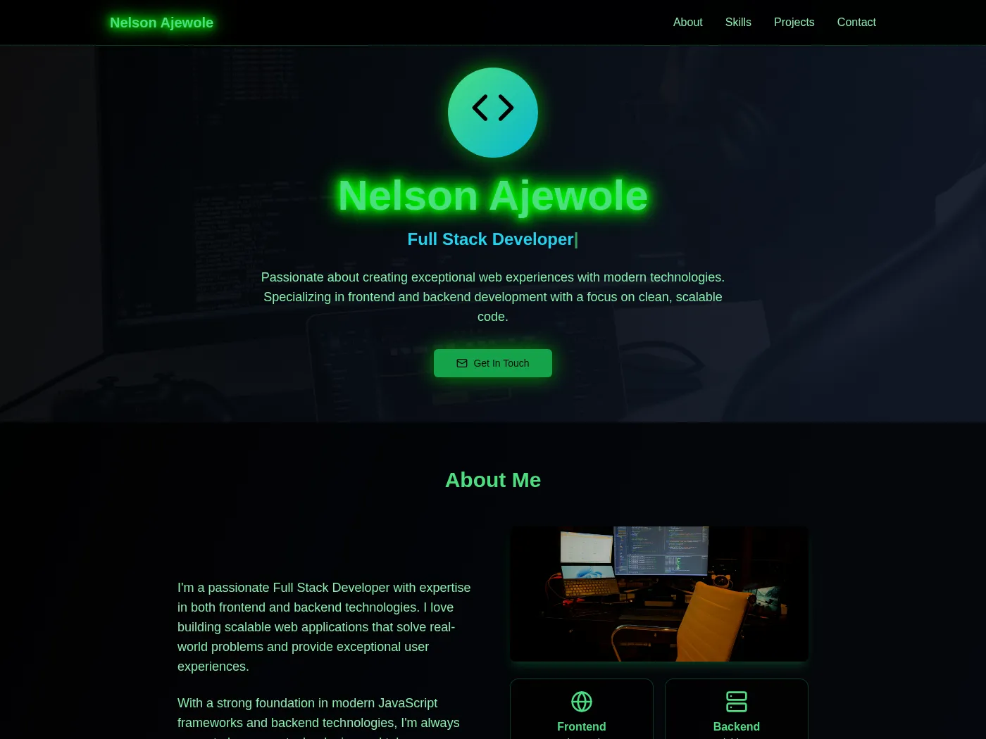 Nelson Ajewole Professional Portfolio