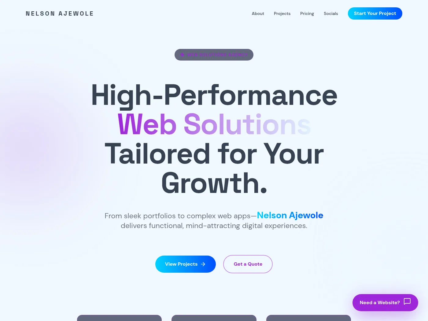 Nelson's Tech Portfolio