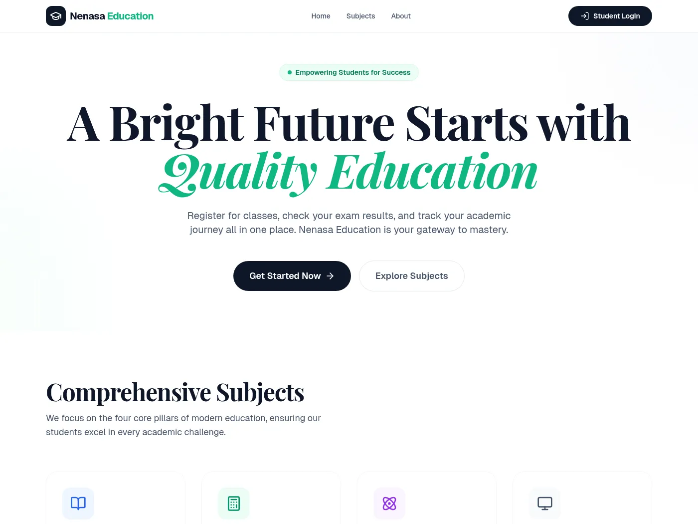 Nenasa Education Portal