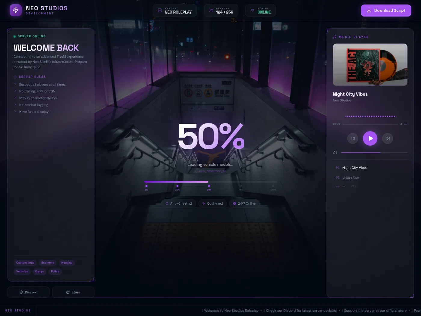 Neo Studios Loading Screen