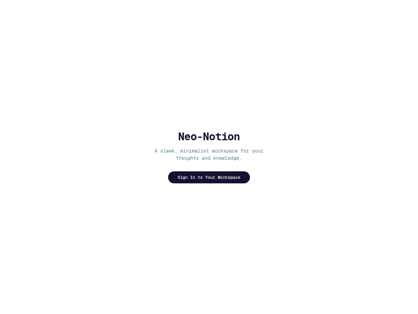 Neo-Notion