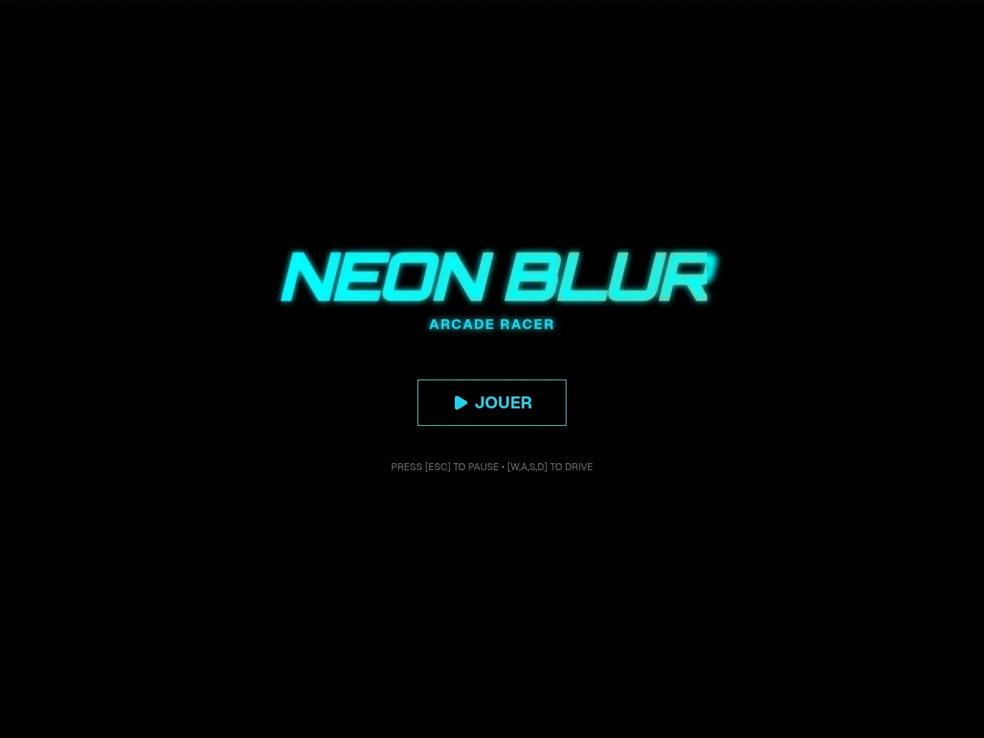 Neon Blur Arcade Racer