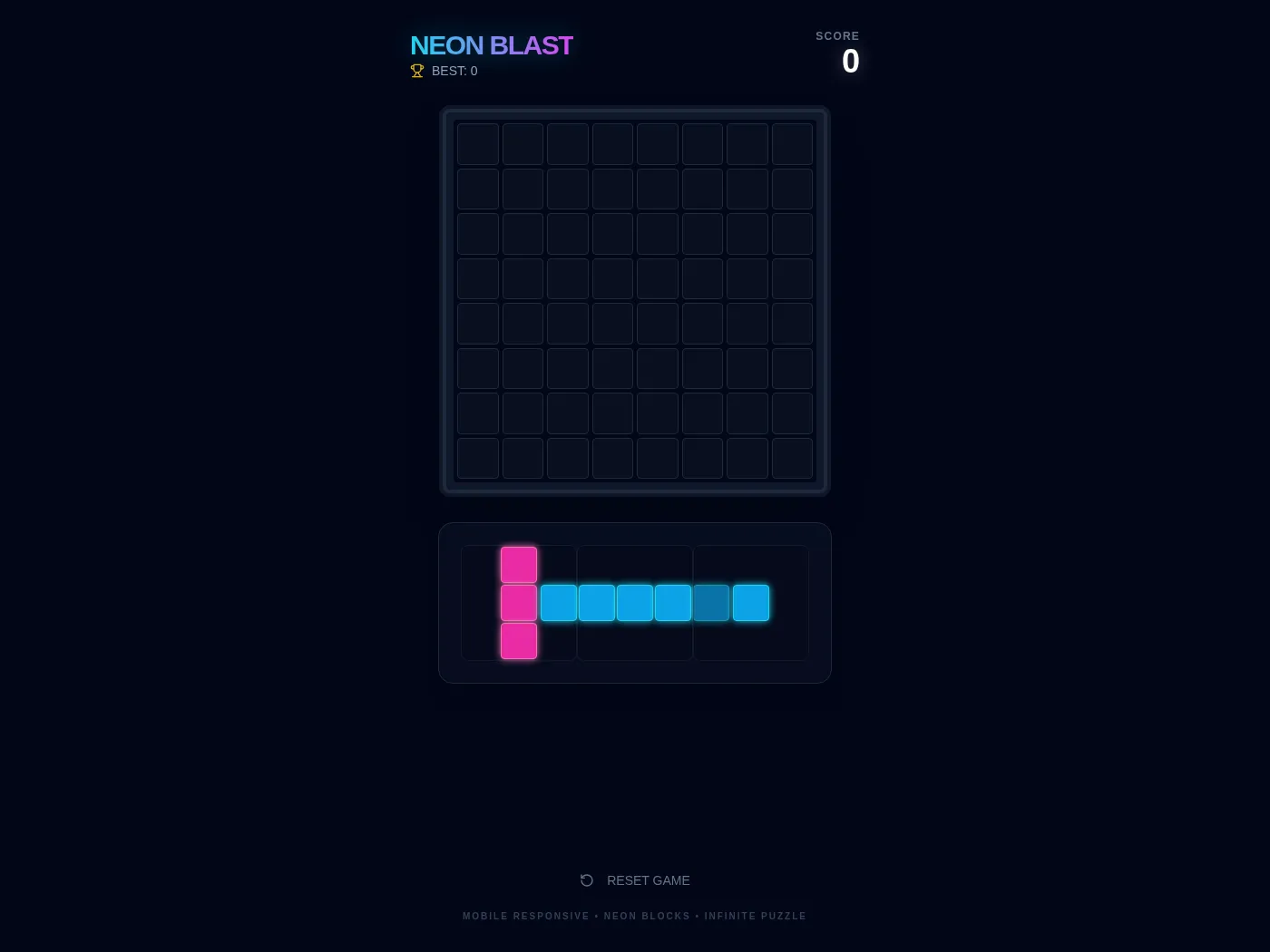 Neon Block Puzzle
