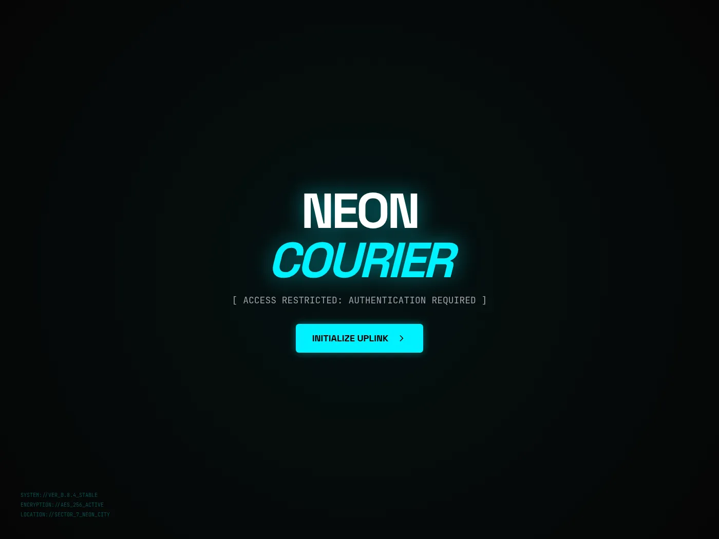 Neon Courier Tactics