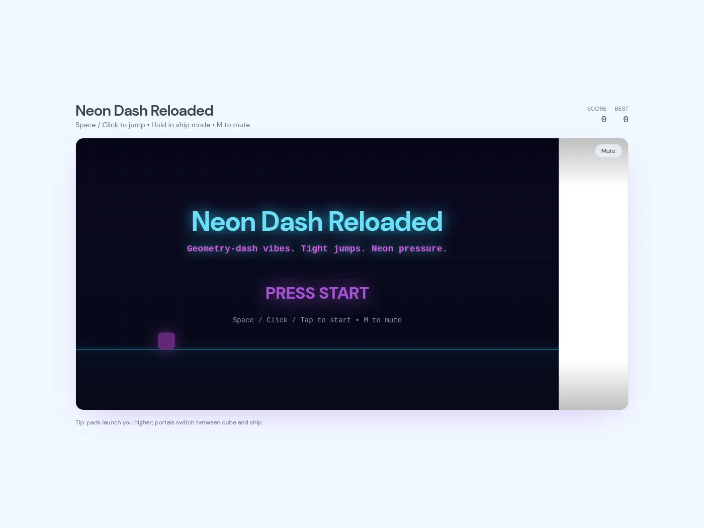 Neon Dash Reloaded