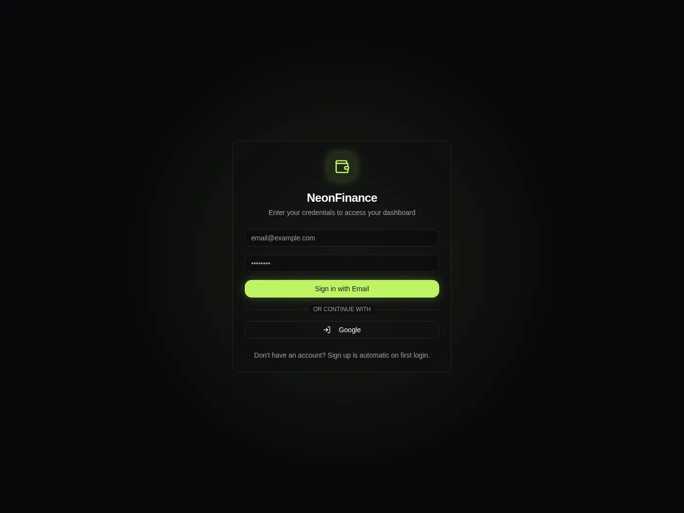 Dashboard