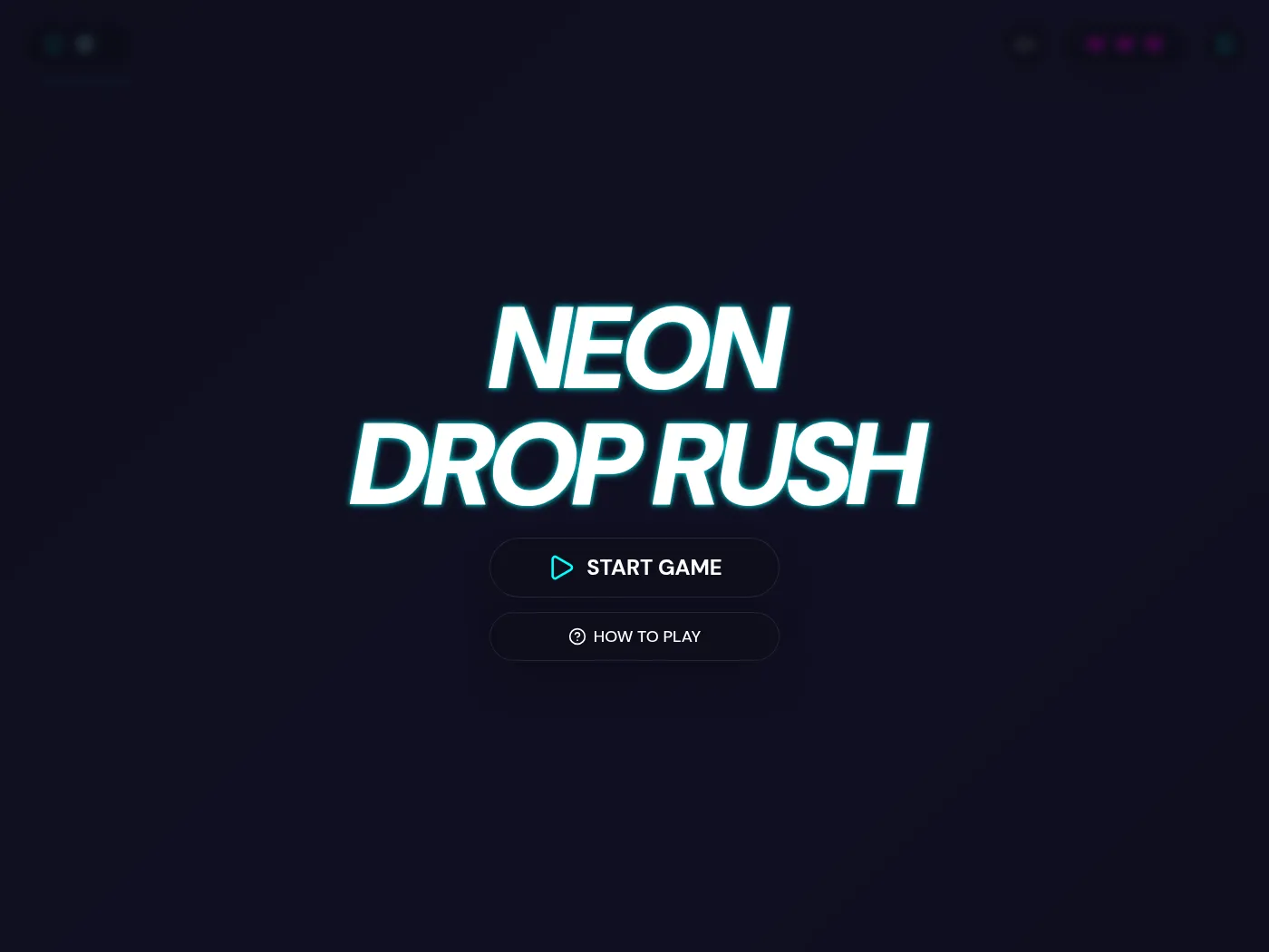 Neon Drop Rush