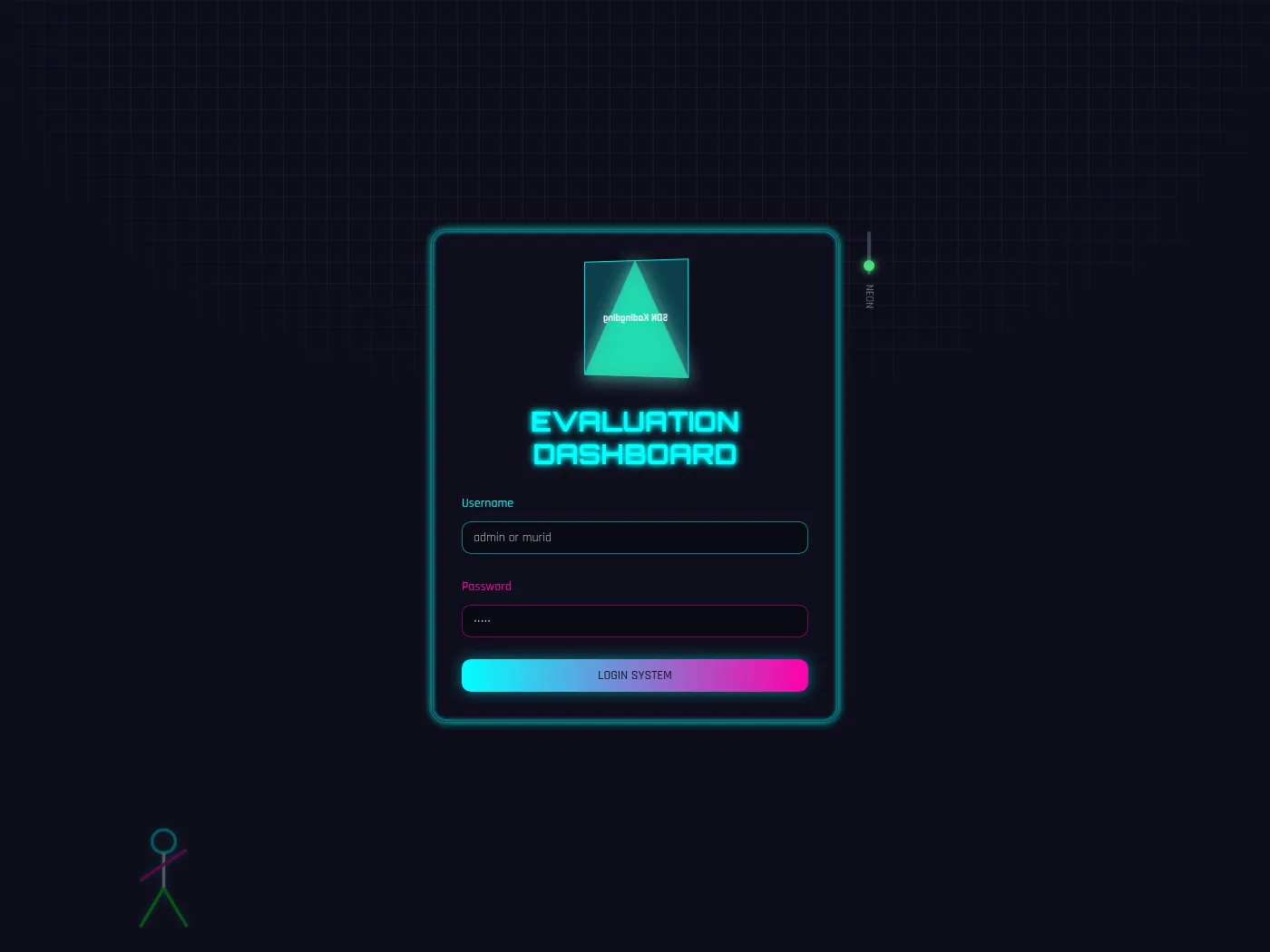 Neon Eval Dashboard