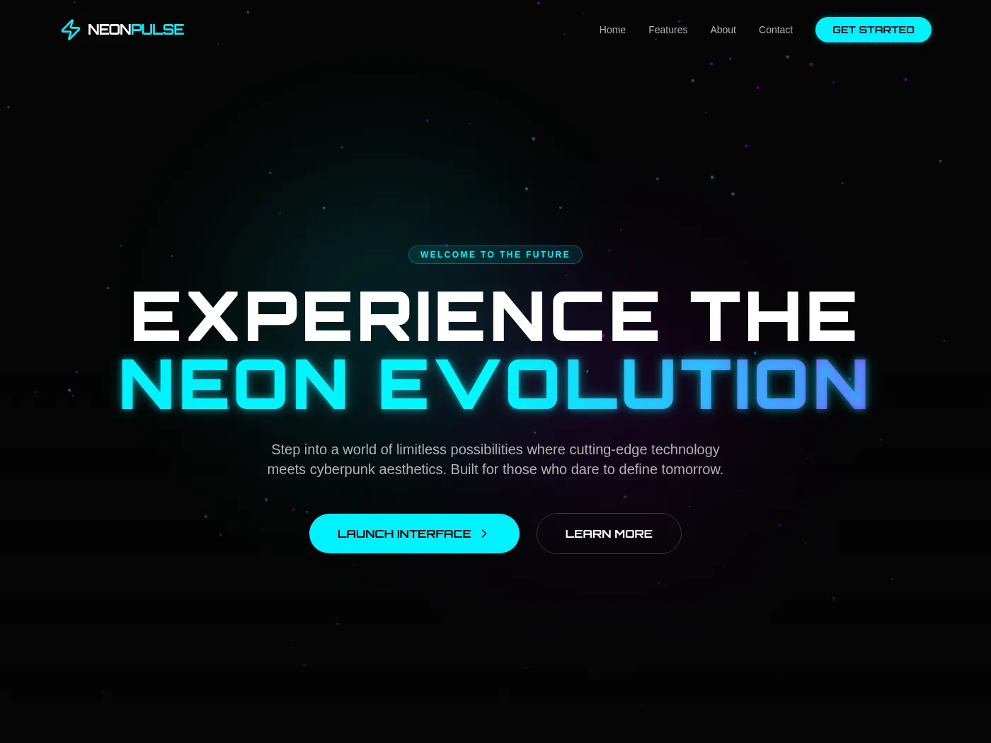 Neon Pulse Web