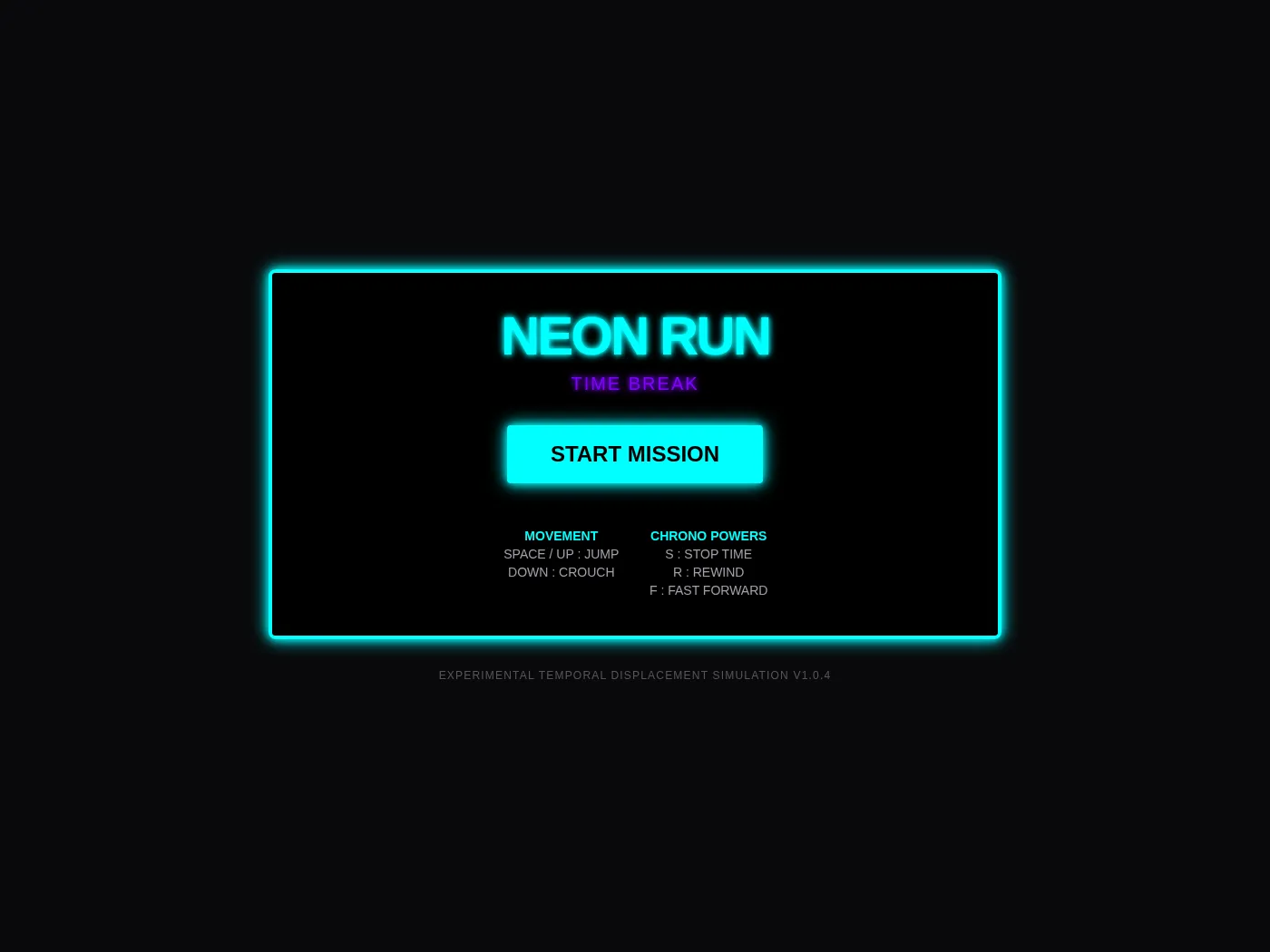 Neon Run: Time Break
