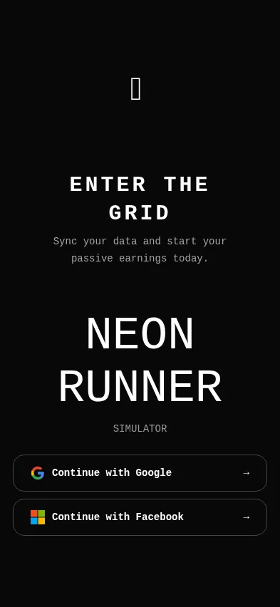 Neon Runner Simulator