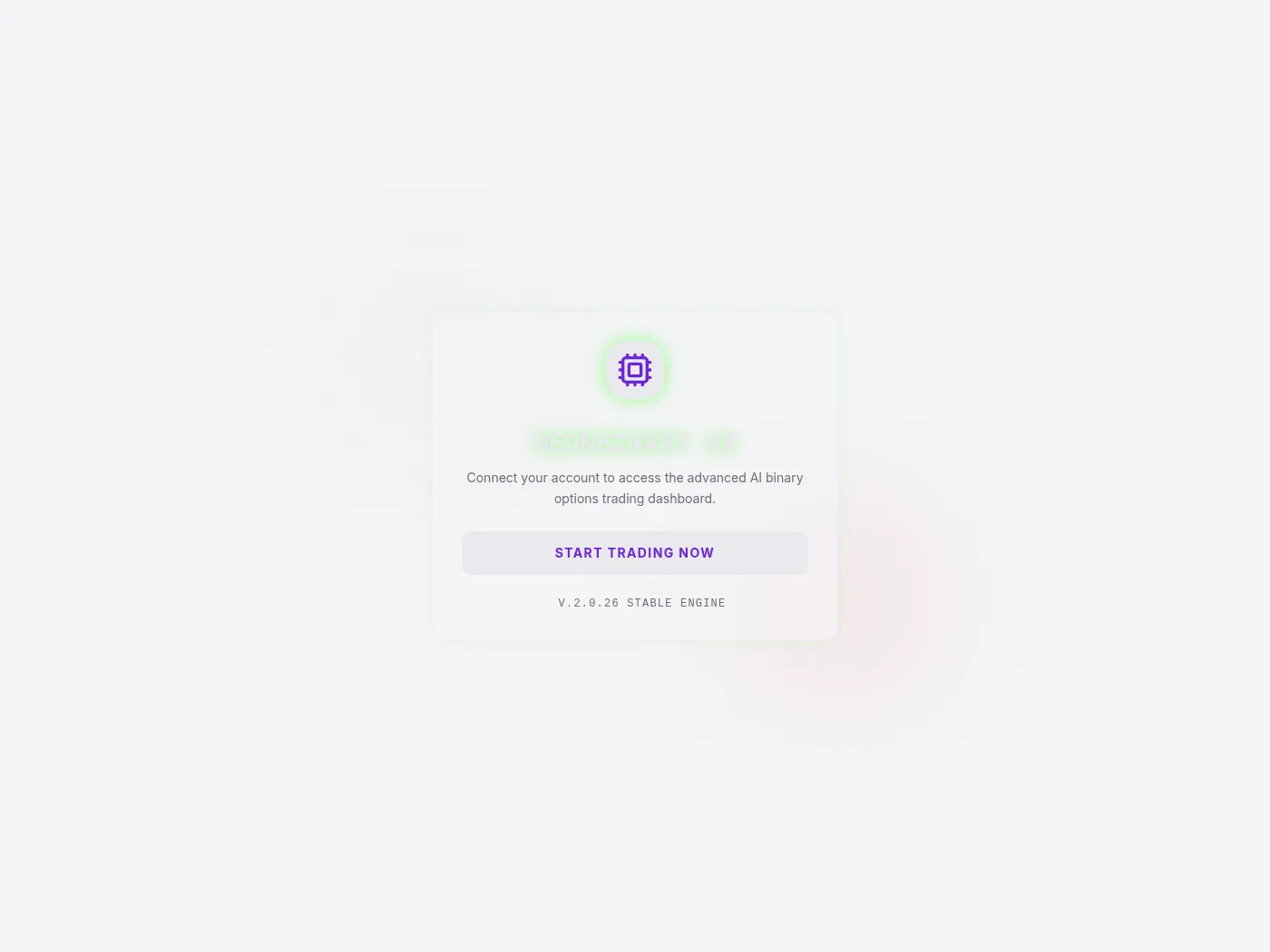 NeonBinary AI Dashboard