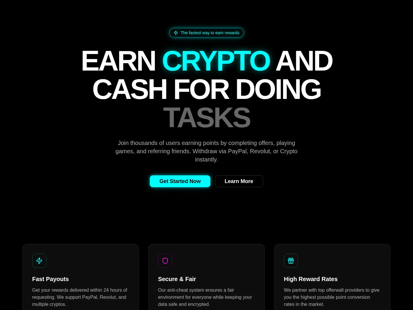 NeonCash Rewards App