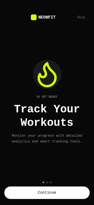 NeonFit Mobile App