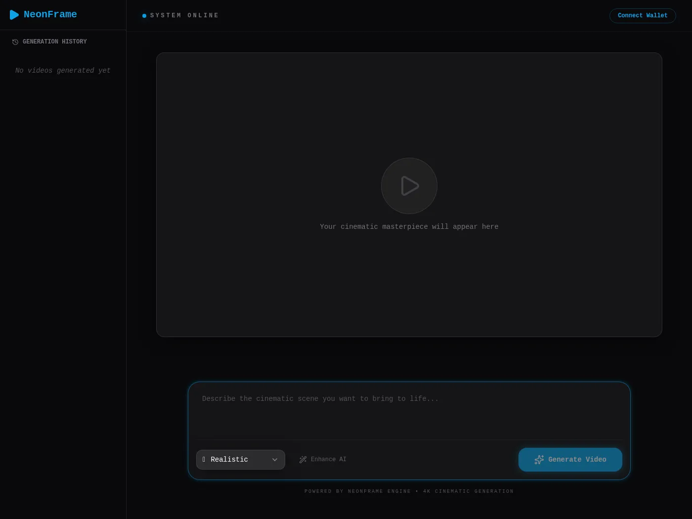 NeonFrame Video AI