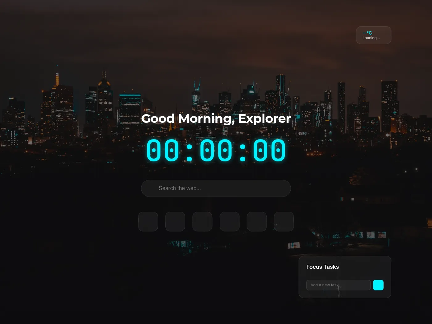 NeonGlass Dashboard