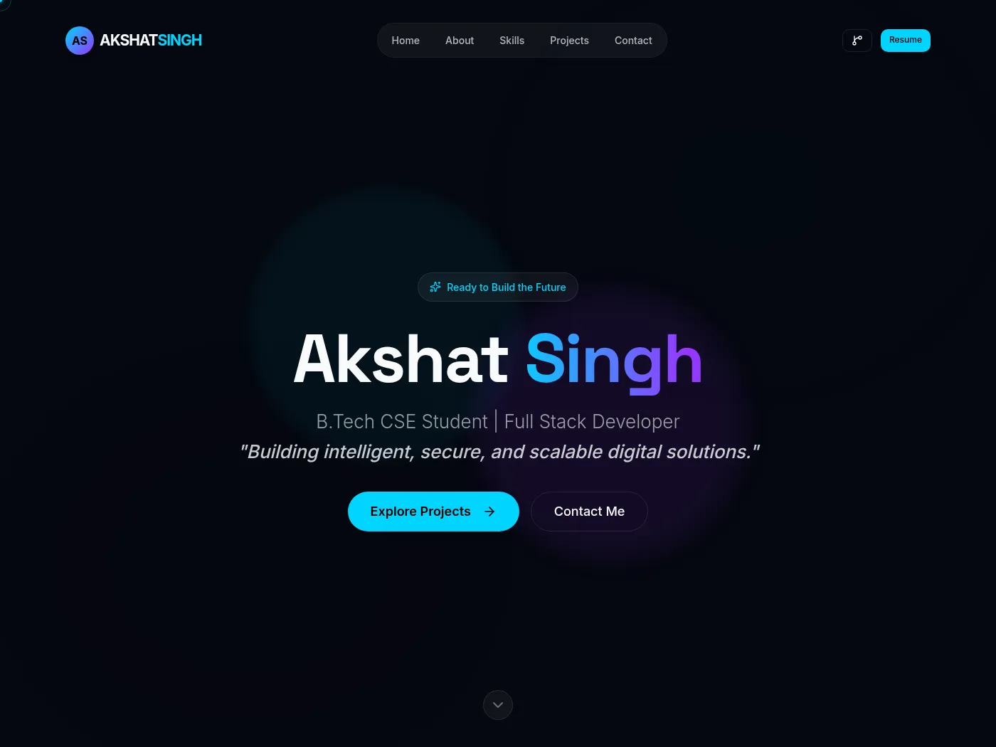 NeonGlass Portfolio