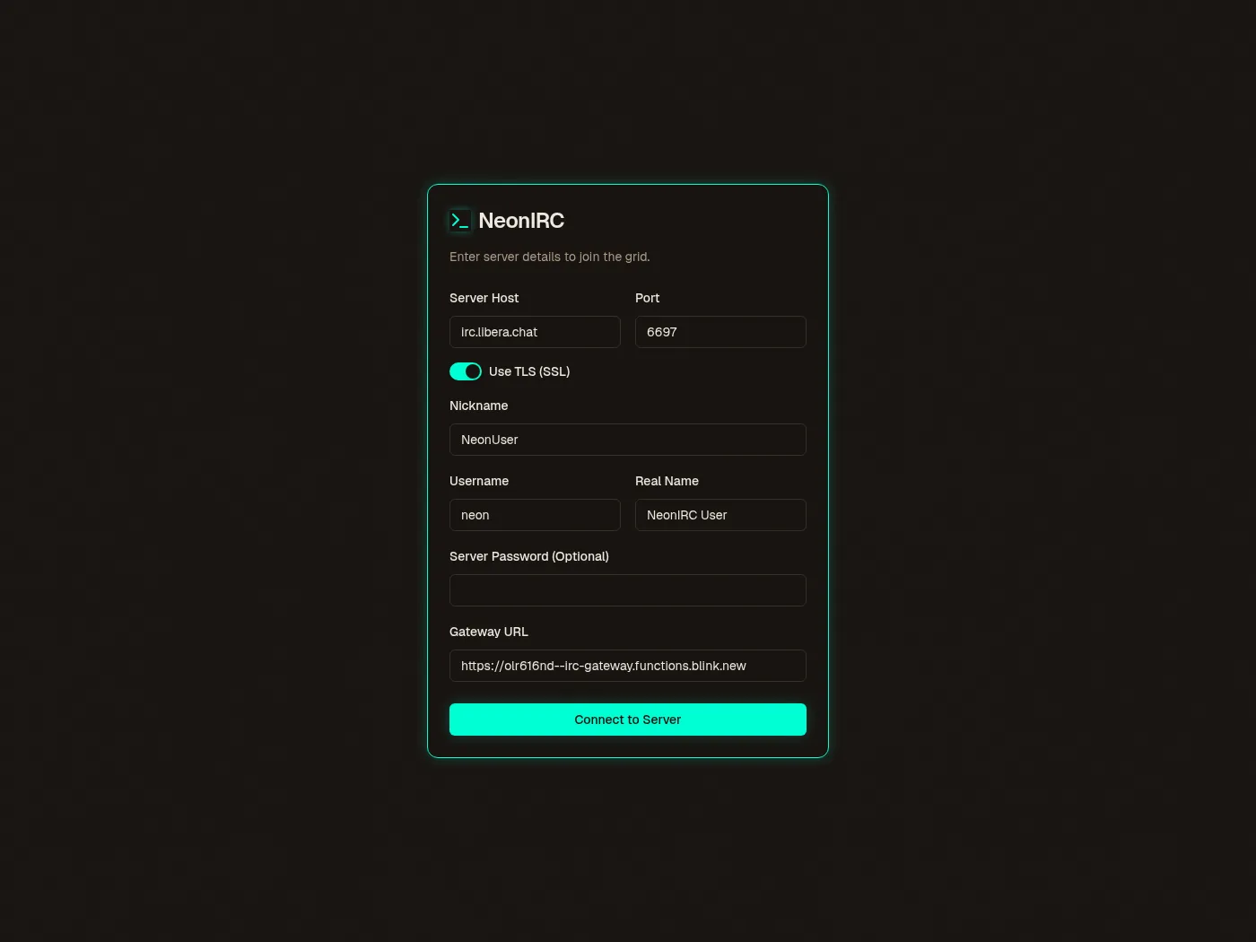 NeonIRC Web Client