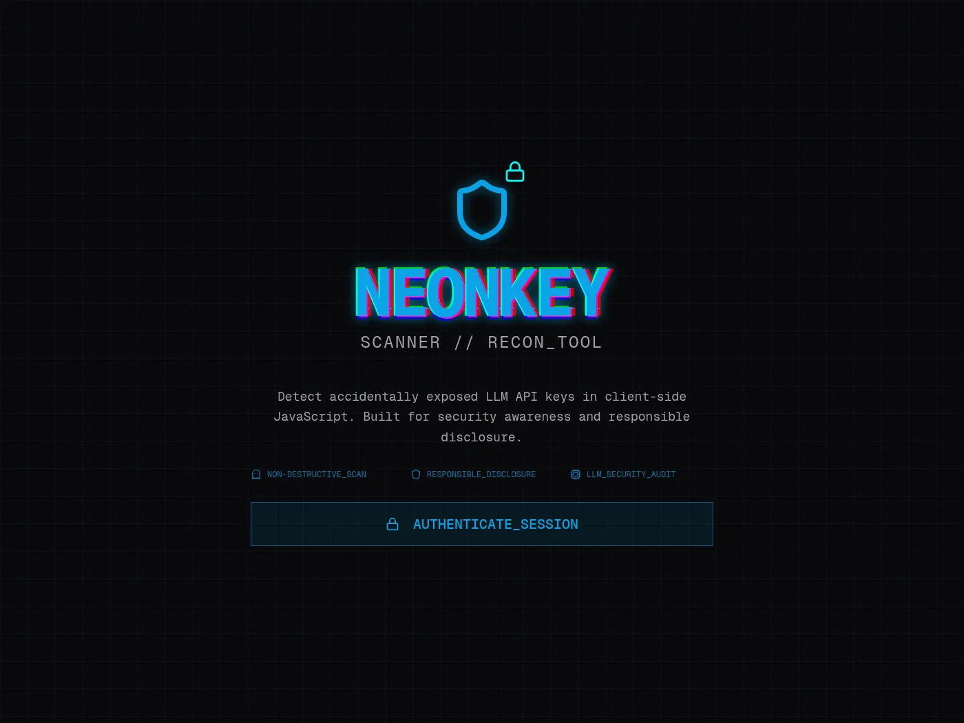 NeonKey Scanner