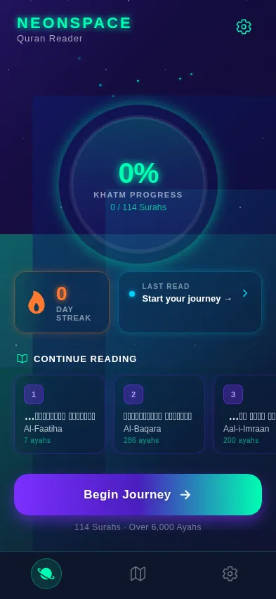 NeonSpace Quran Reader