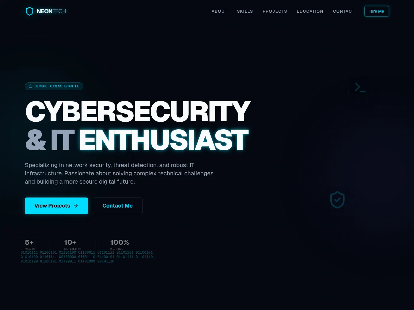 NeonTech Portfolio