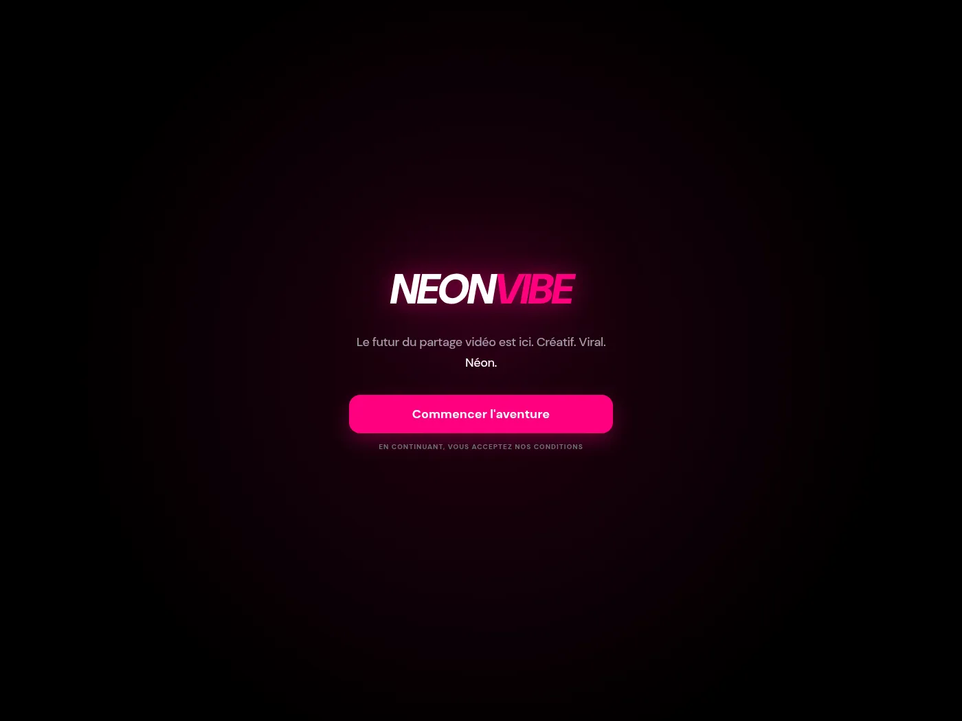NeonVibe Social Video