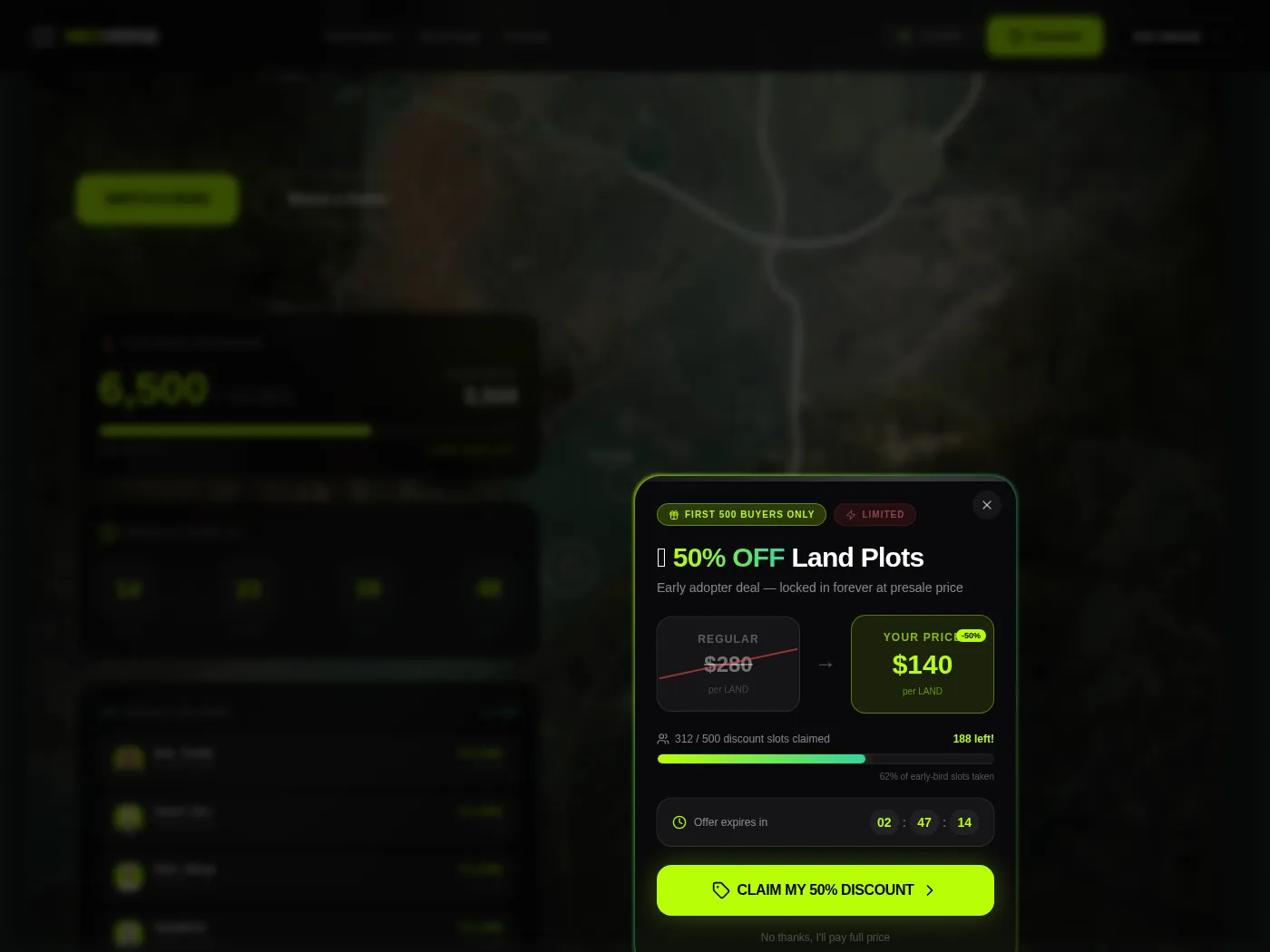 Neoverse Land Presale