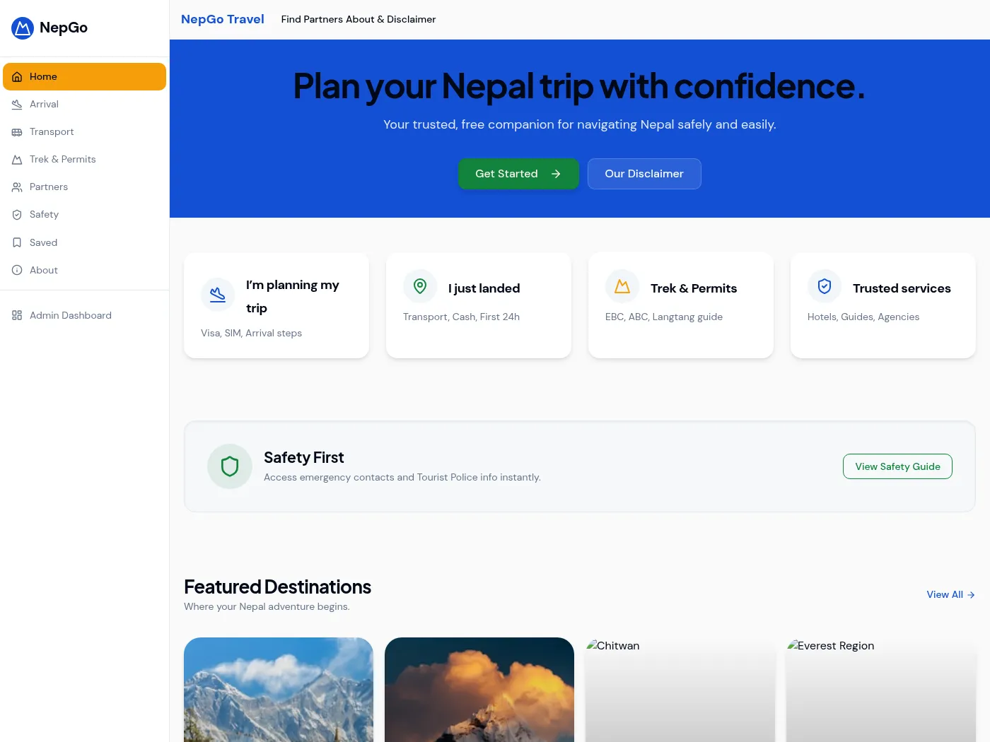 NepGo Travel Companion