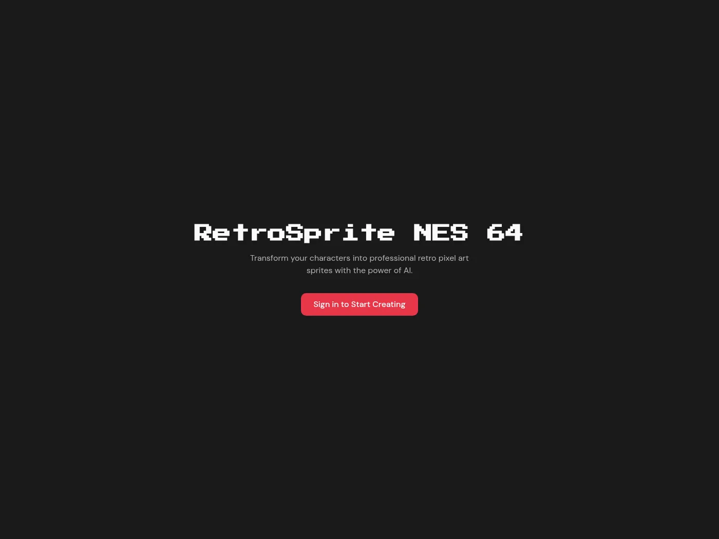 64-Bit NES Sprite Maker