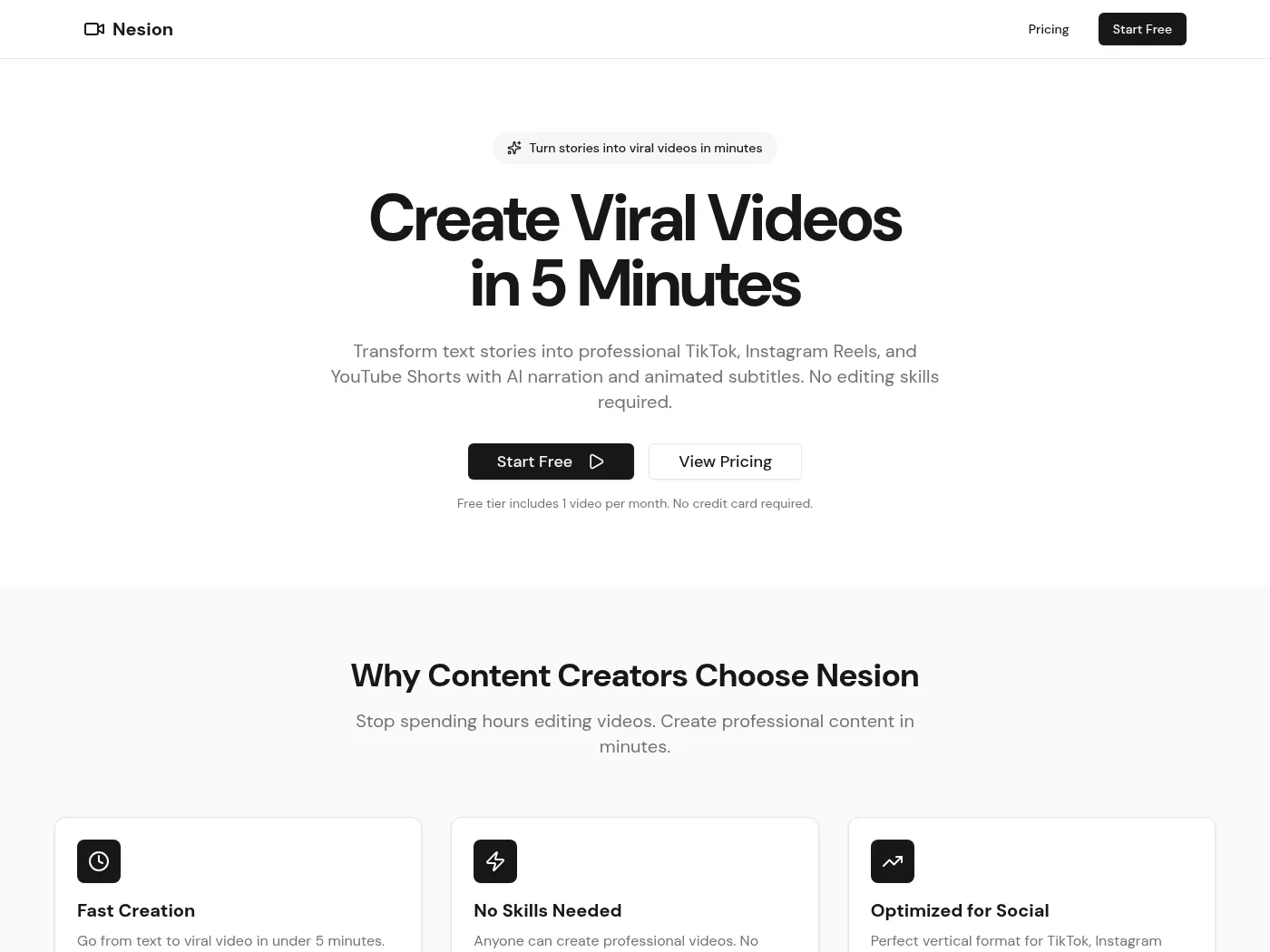 Nesion Viral Video Studio